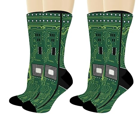 Computer Programmer Gifts Computer Socks Computer Tech Socks Nerdy ...