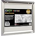 SECO Snap Frame Front Load Easy Open Poster Frame 8.5 X 11-Inch, Silver ...