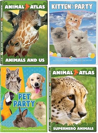 Amazon.com: Animal Atlas DVD Collection: Animals and Us / Kitten Party ...