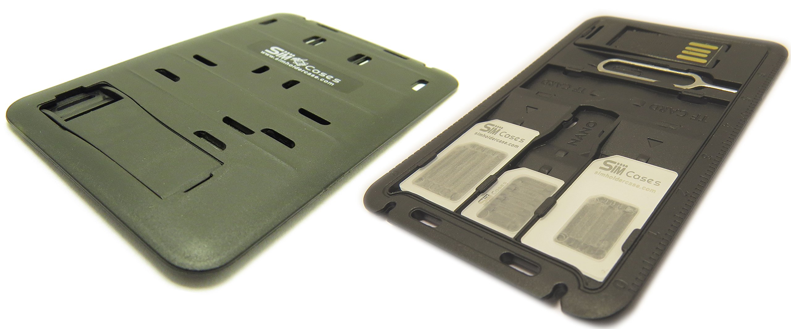 Mua Slim SIM Card holder case & MicroSD card Storage + 1 USB Memory ...