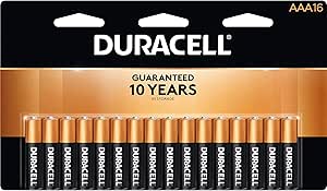 Amazon.com: Duracell - CopperTop Alkaline Batteries with Duralock Power Preserve Technology, AAA ...