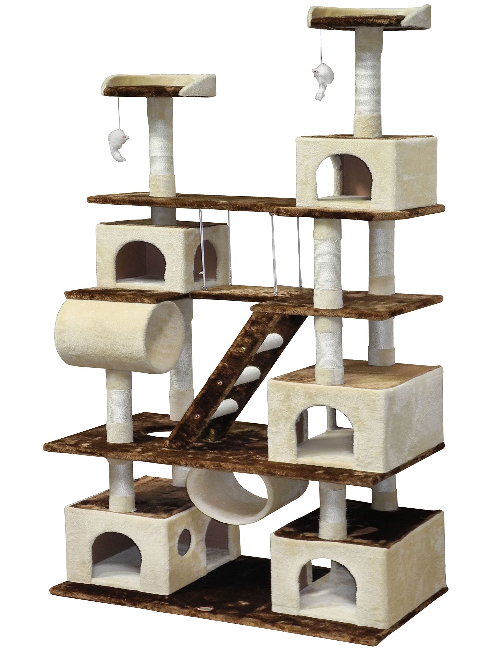 Mua Huge 87" Tall Cat Tree House Climber Furniture with Swing trên ...