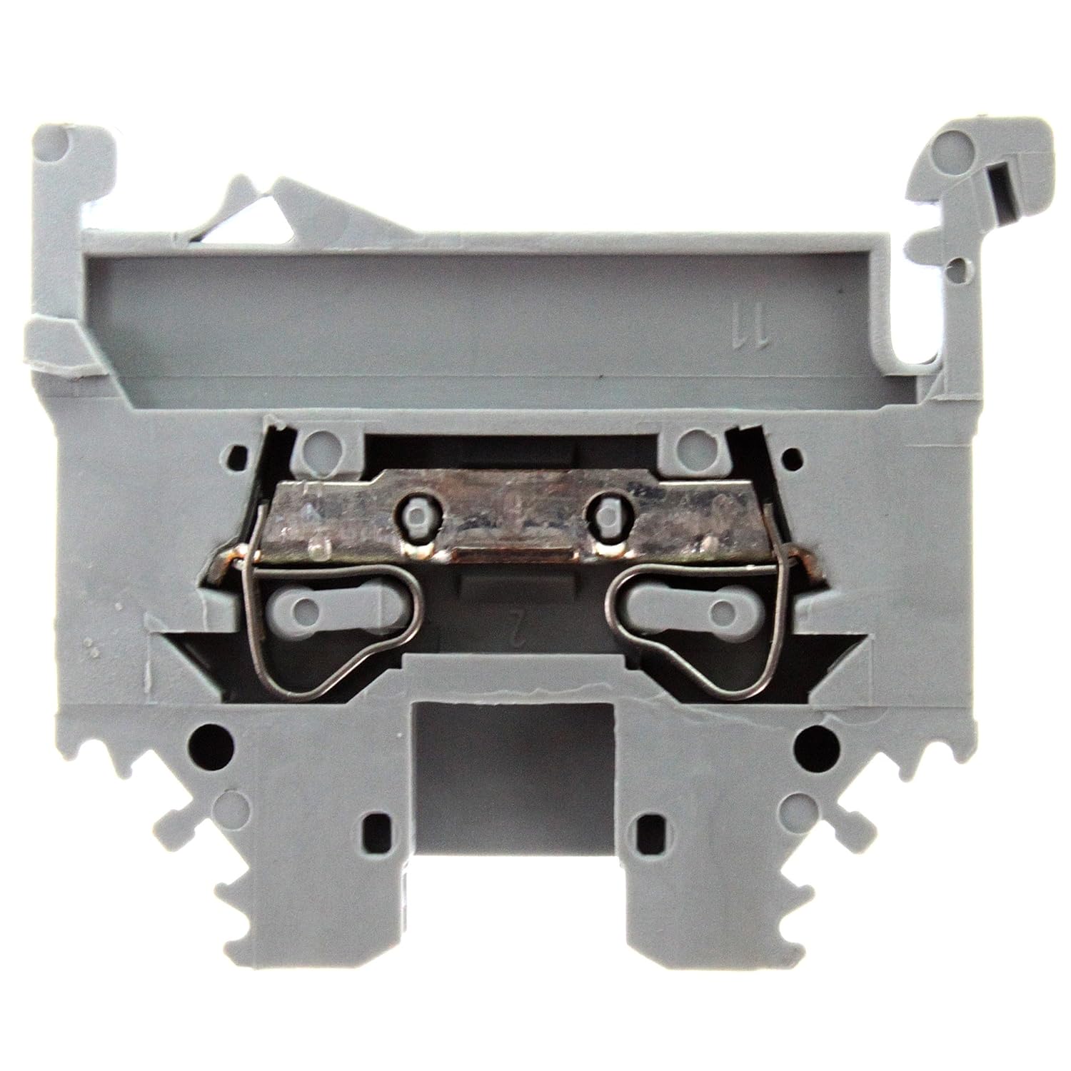 800V 24A Wago 280-101 Din Rail Mount 2-Conductor Through Terminal Block tillescenter Industrial ...