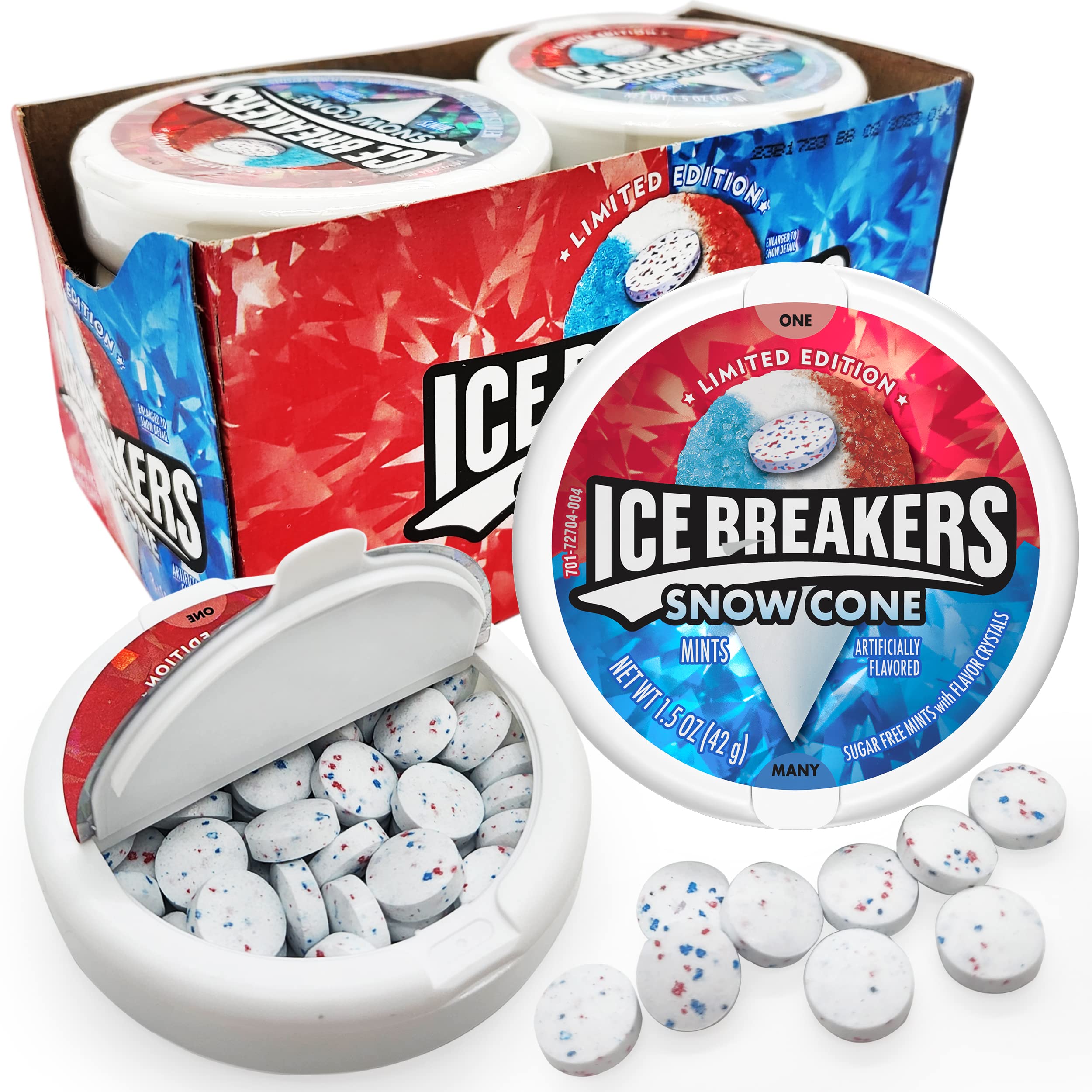 Mua ICE BREAKERS Snow Cone Flavored - Sugar Free (8 Count) Ice Breaker ...