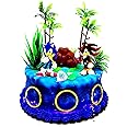 Amazon.com: Birthday Celebrations Sonic & Shadow Cake Topper Set with ...