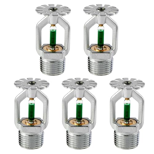5pc Fire Sprinkler Head, 93℃/199 Degree Quick Response Pendent Fire ...