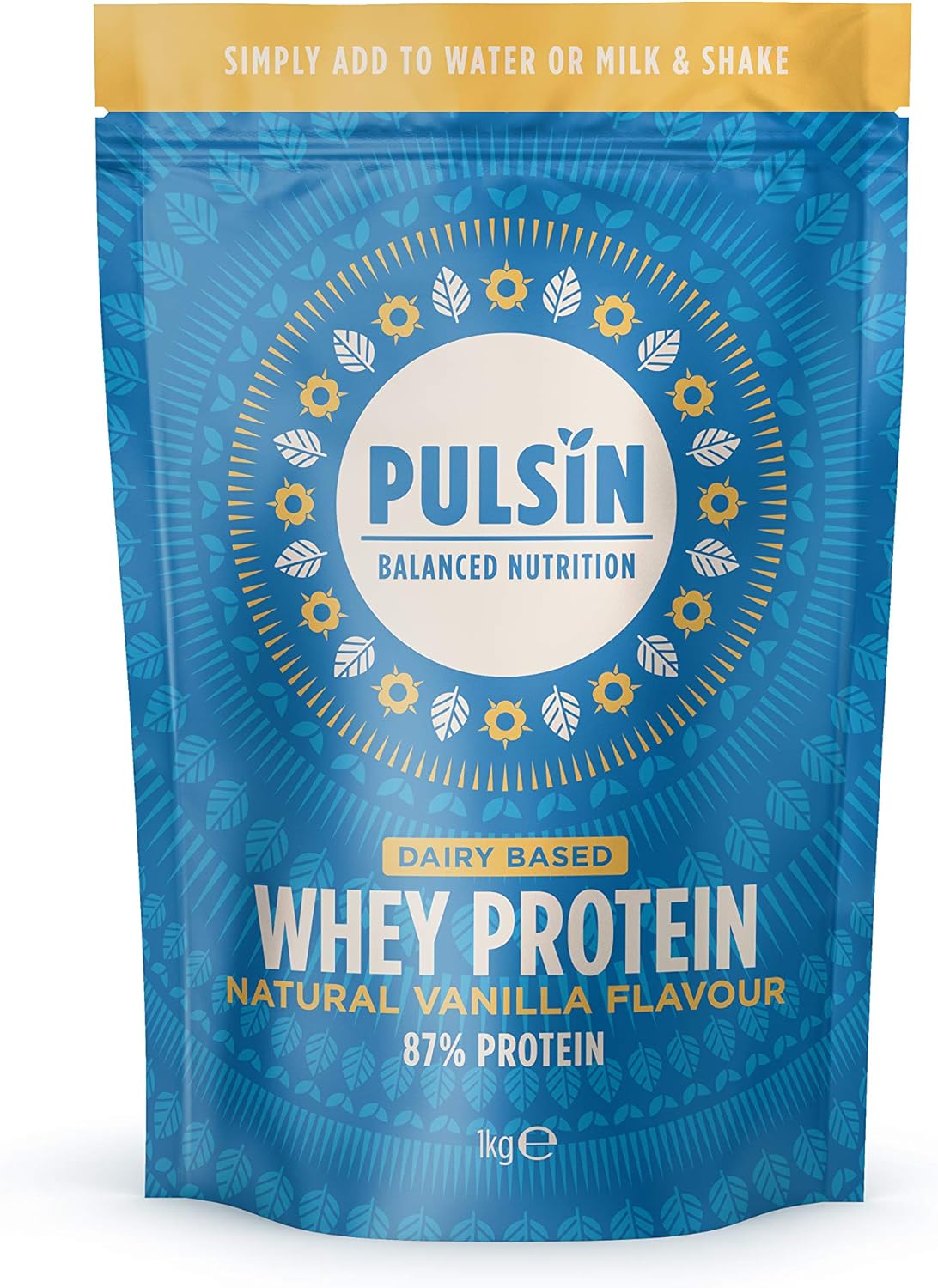 Pulsin Natural Vanilla Flavoured Protein Powder, 1 kg – BigaMart