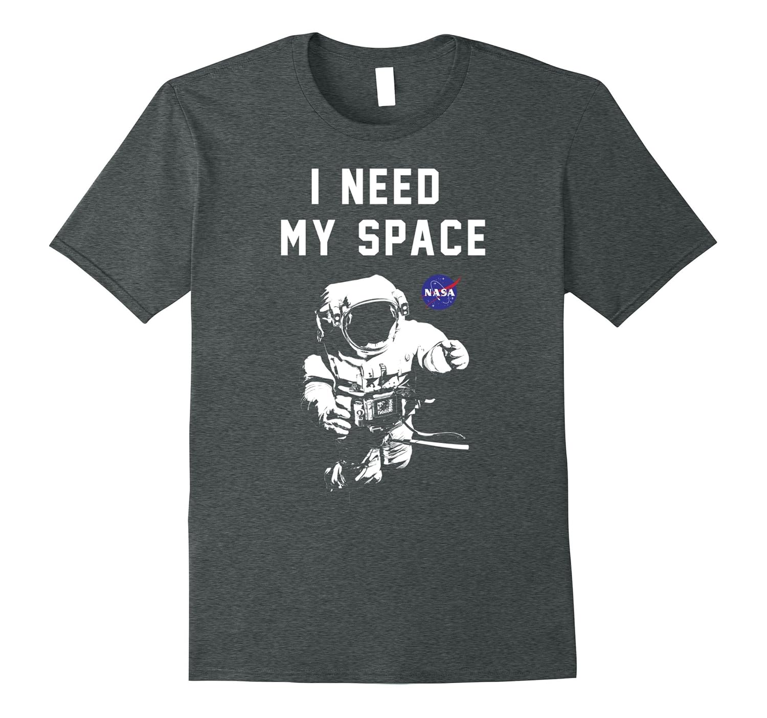 NASA I Need My Space Faded Astronaut Graphic T-Shirt-Art – Artvinatee