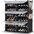Amazon.com: HOMIDEC Shoe Rack Organizer, 6 Tier Storage Cabinet 24 Pair ...