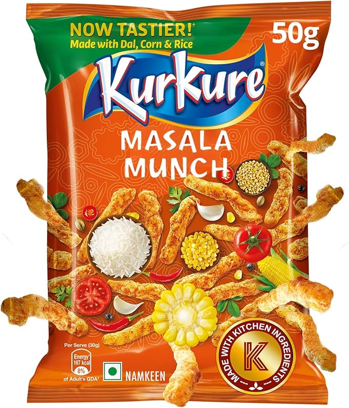KURKURE Masala Munch 50g Indian Snacks *Shipping From India*: Amazon.co ...