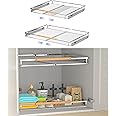 Amazon.com: 2Pack Expandable Pull Out Drawers for Kitchen Cabinets ...