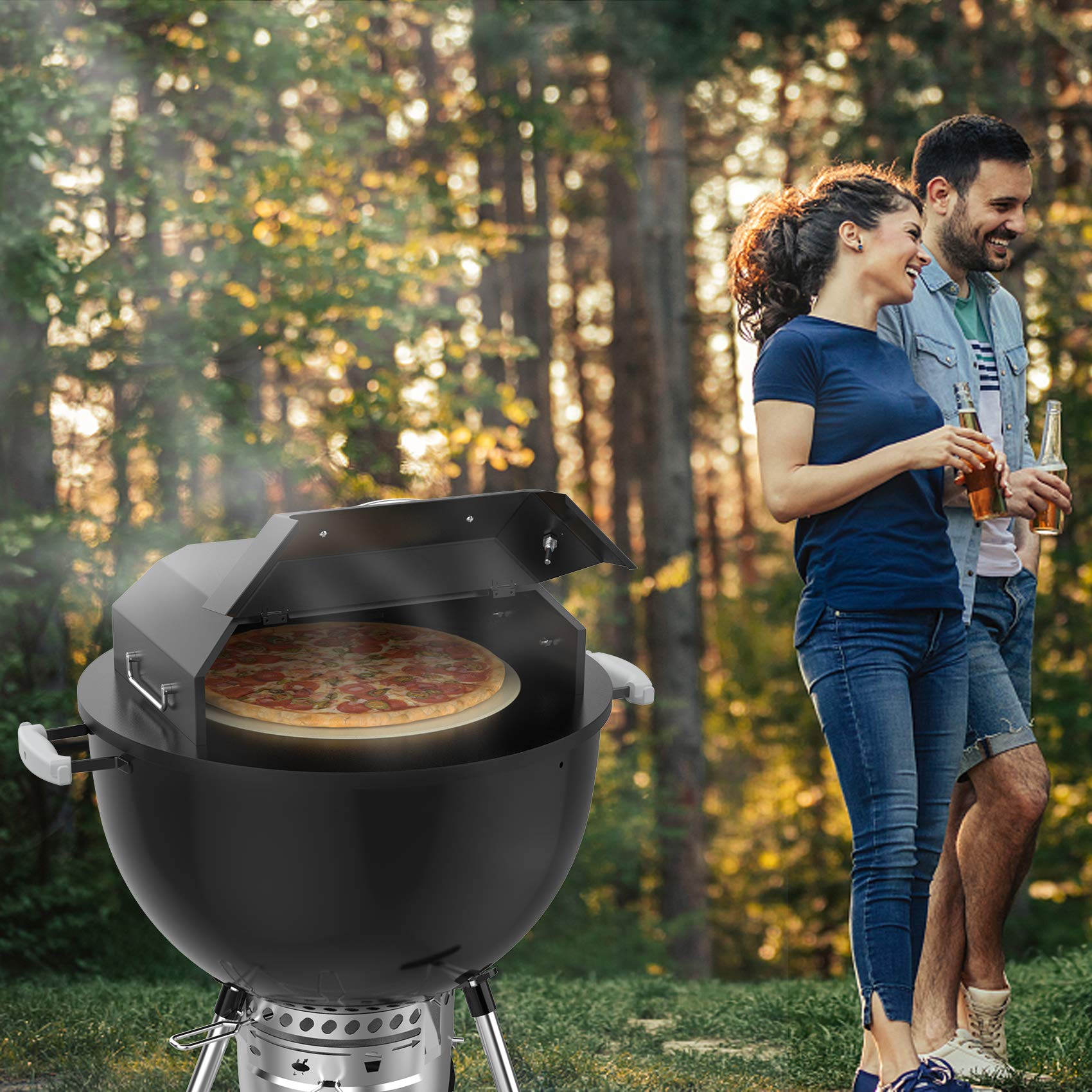 Mua onlyfire Grill Top Pizza Oven Kit for Weber and Most 22 Inch ...
