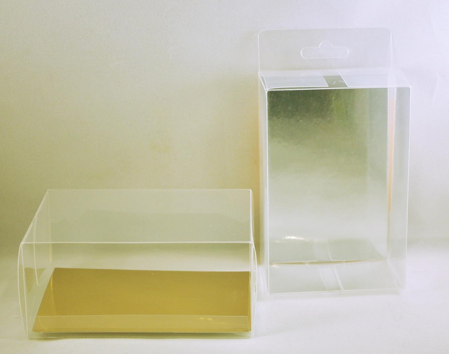 50 Acetate Display Boxes with Gold Card,120cm x 80cm x 55cm: Amazon.co ...
