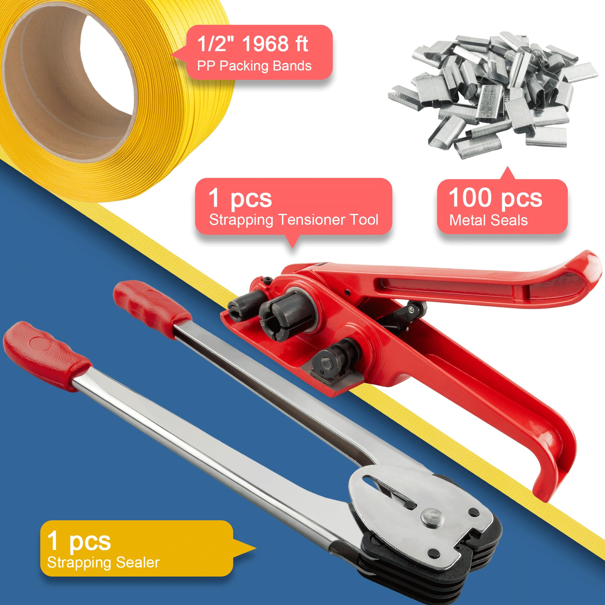 Mua Poly Banding Packaging Pallet Strapping Kit with Heavy Duty ...