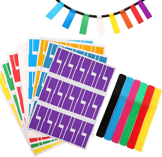 Self-adhesive Cable Labels Waterproof Wire Label Tear Resistant Marker ...