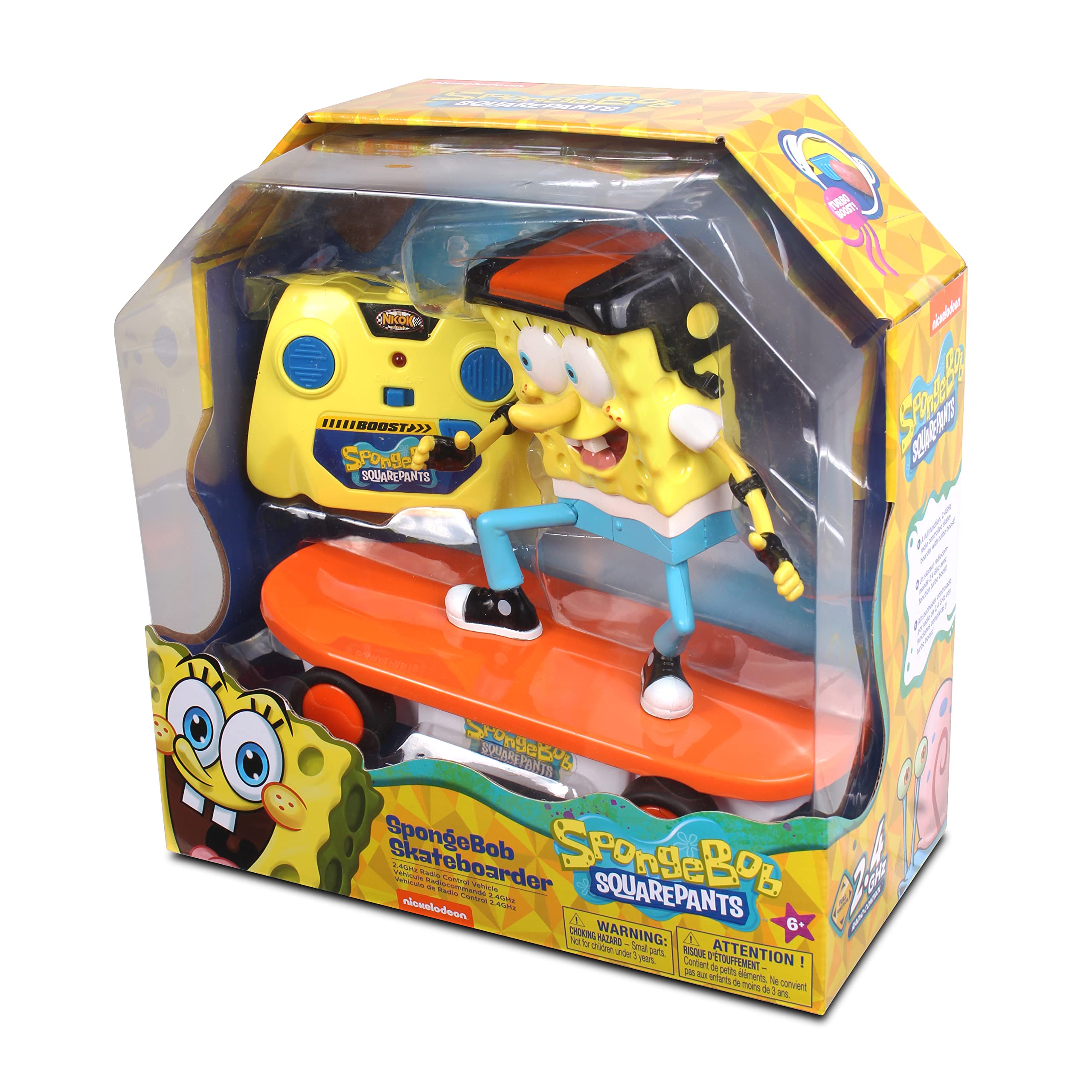 Mua NKOK Spongebob 2.4GHz Skateboarder R/C Vehicle; Full Function 2.4 ...