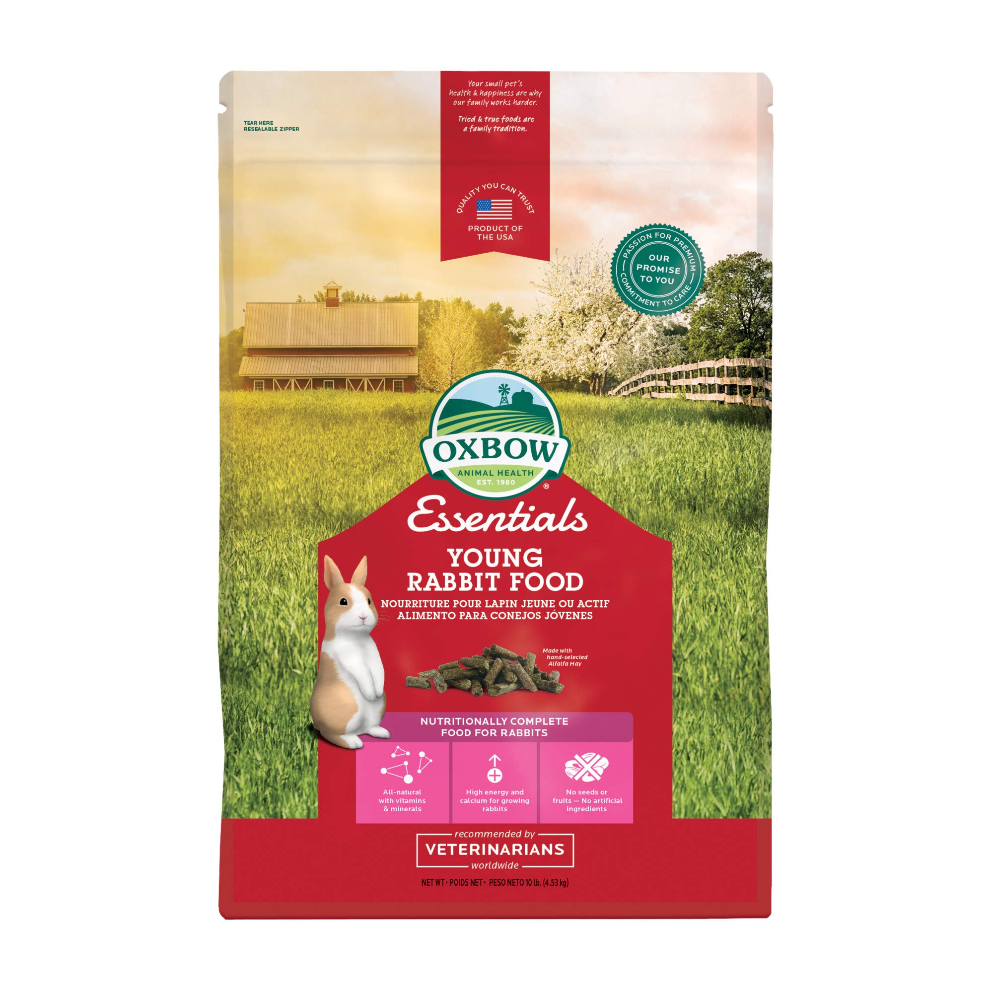 Mua Oxbow Essentials Young Rabbit Food - All Natural Rabbit Pellets ...