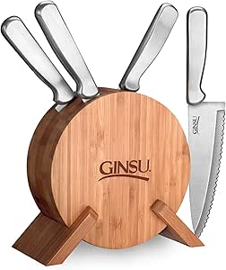 Amazon.com: Ginsu Kotta Series Japanese 420J2 Stainless Steel 5-Piece ...