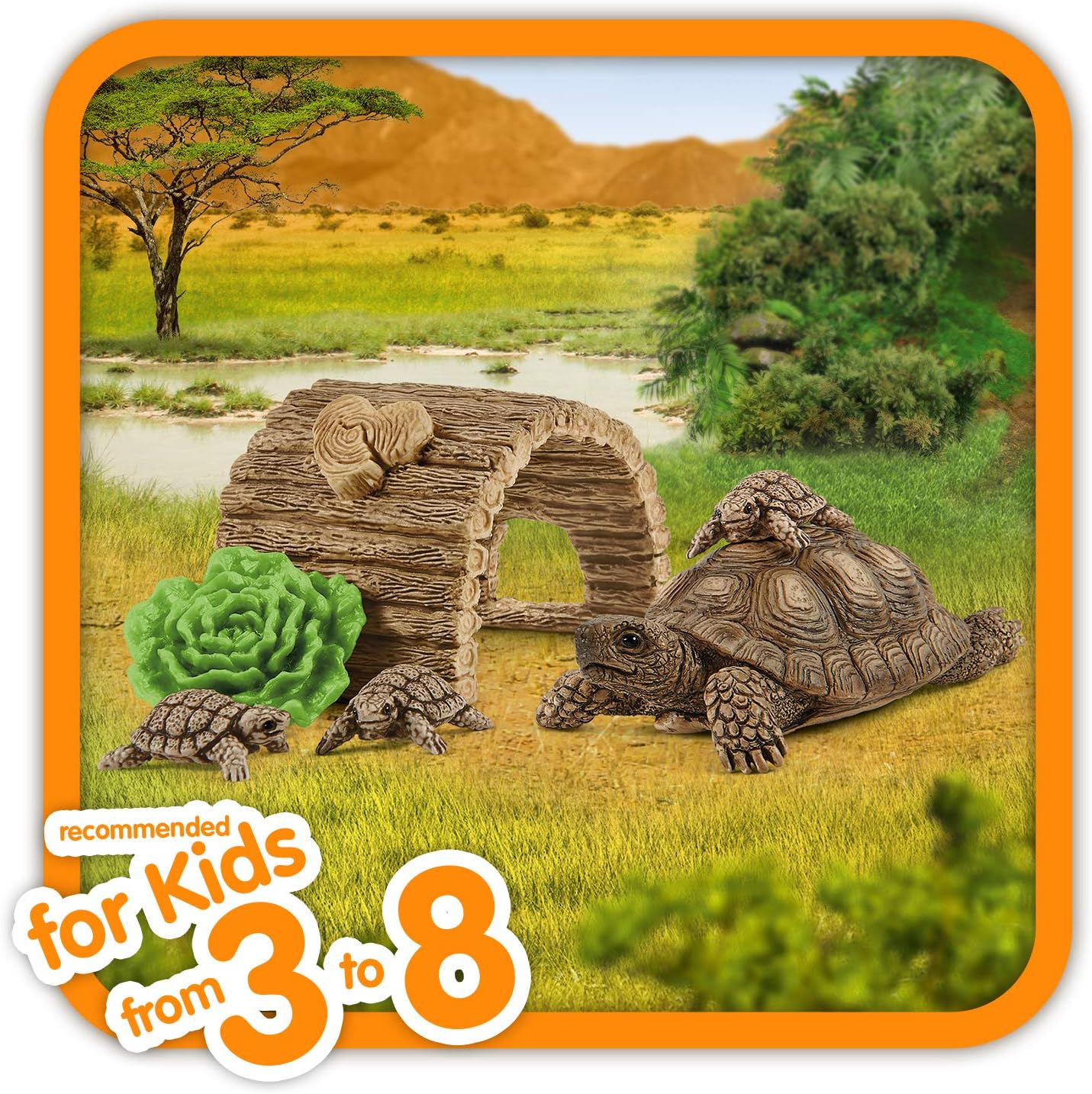 Schleich 42506 Tortoise Home Wild Life – BigaMart