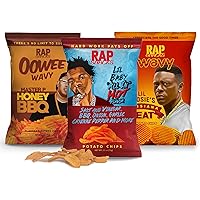 Amazon.com: Rap Snacks Lil Baby, Master P and Boosie, Honey BBQ ...
