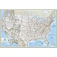 National Geographic United States Wall Map - Classic (43.5 x 30.5 in ...