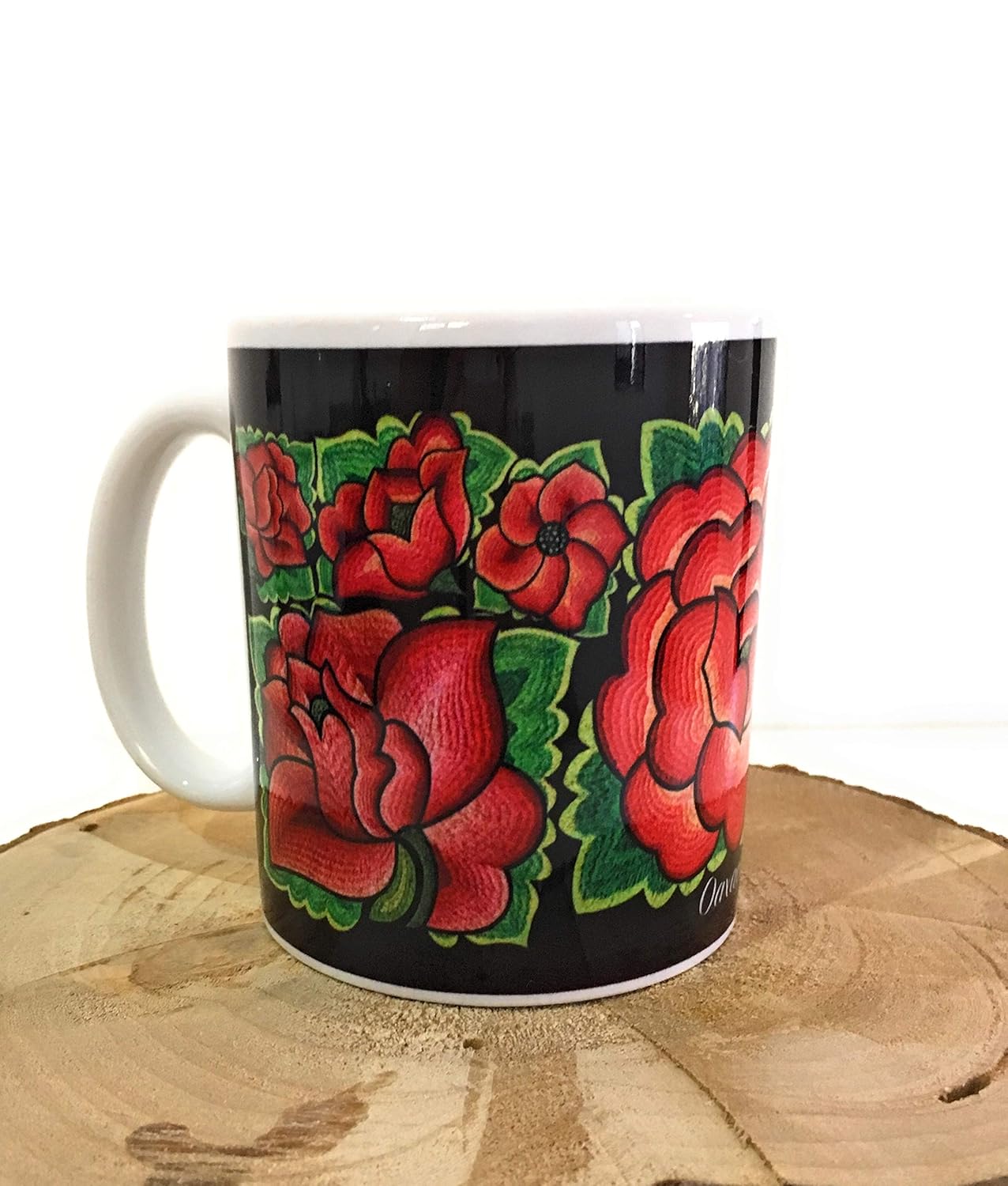Amazon.com: Super Sale/Mexican cups/Tazas floreadas/Tehuantepec ...