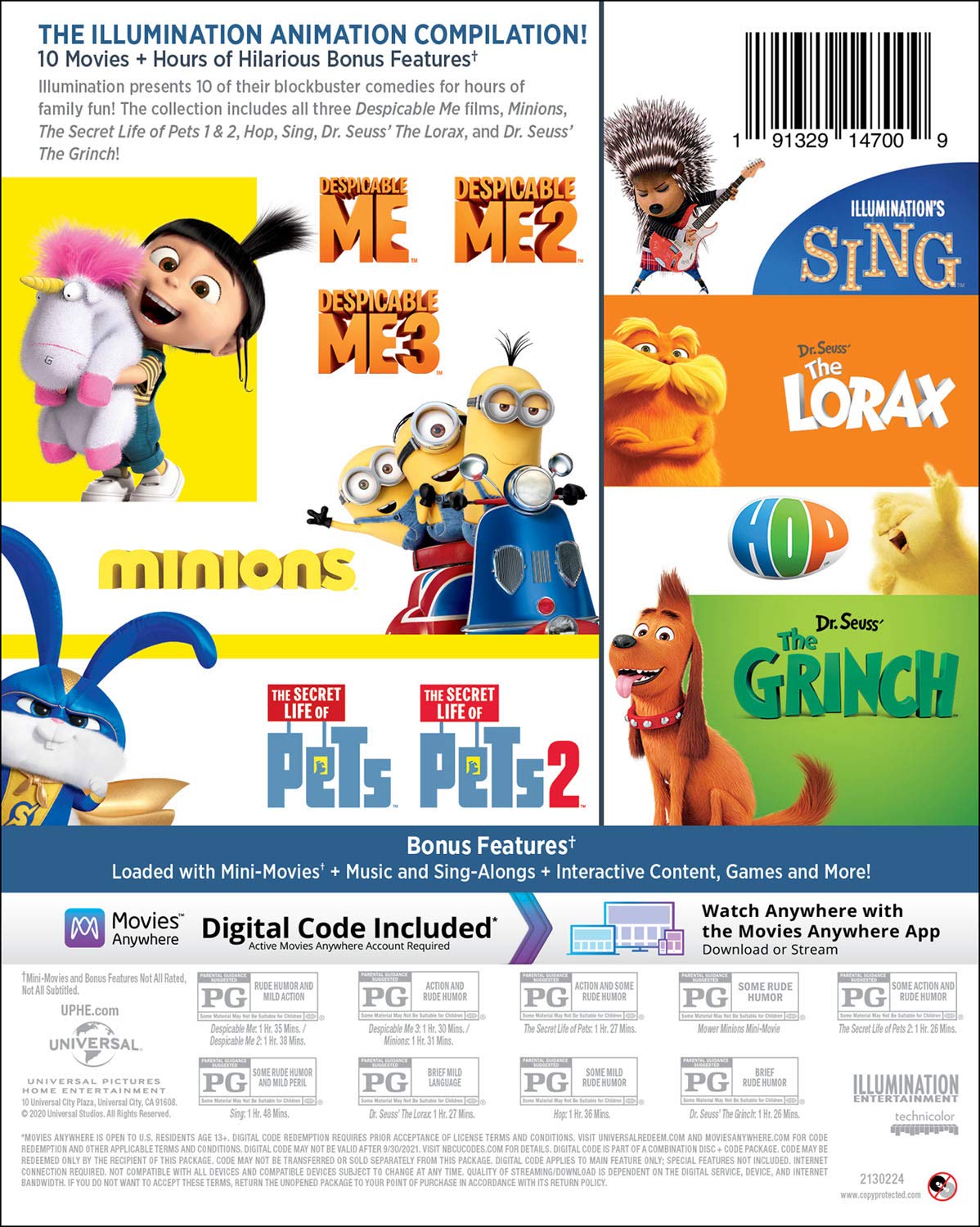 ILLUMINATION PRESENTS 10-MOVIE COLLECTION- Blu-ray Review and Giveaway ...