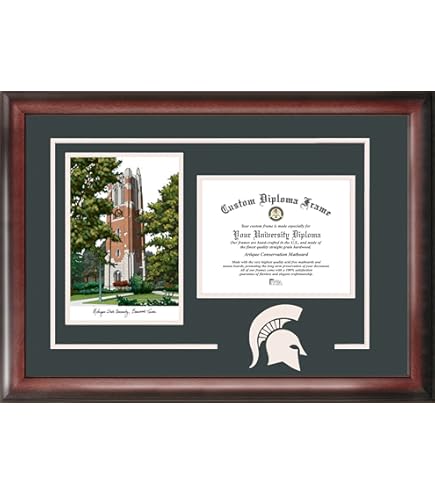 Marco De Diploma De La Universidad De Michigan