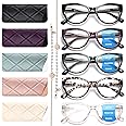 Amazon.com: Gaoye 3 Pack Cat Eye Progressive Multifocal Readers+2 Pack ...
