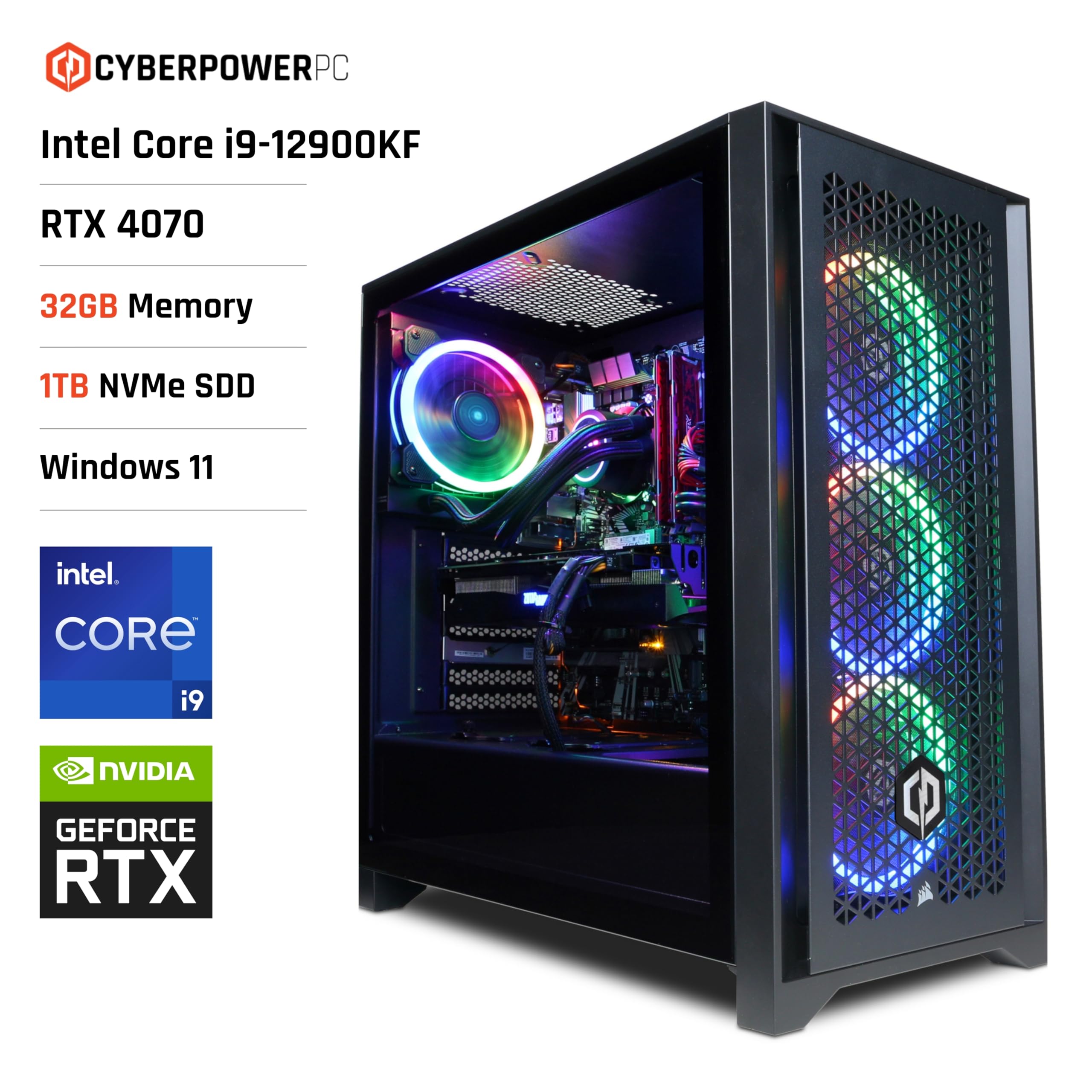 Mua CYBERPOWERPC Luxe Gaming PC - Intel Core i9-12900KF, Nvidia RTX ...