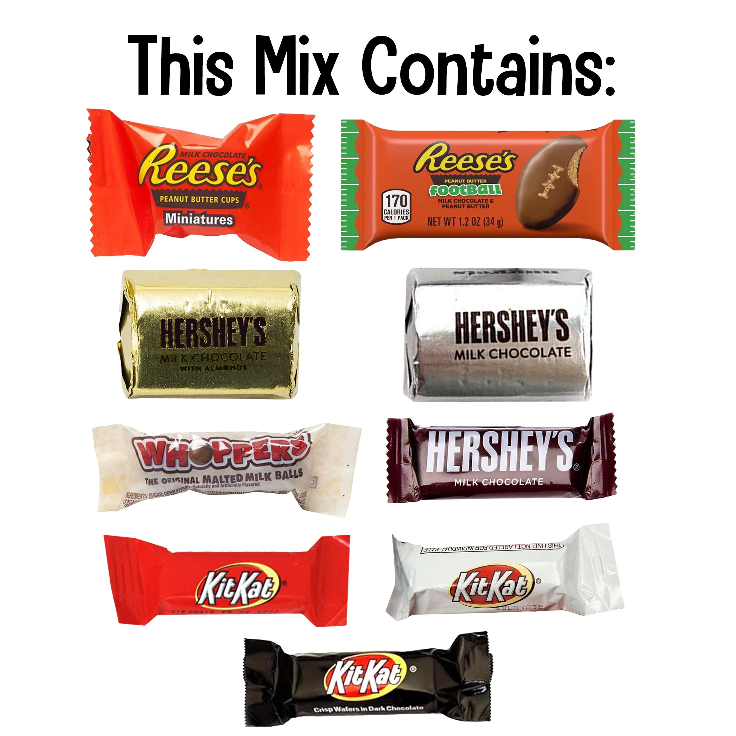 Mua Bulk Chocolate Candy Mix, 5 Lbs Individually Wrapped Variety ...