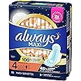 Amazon.com: Always Maxi Pads Size 4 Overnight Absorbency Unscented with ...