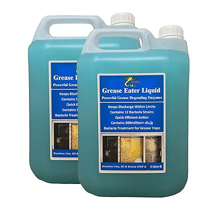 Grease Traps Degreaser +Drain Cleaning Enzymes Treatment HYDRA Grease ...