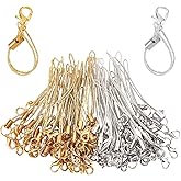 Amazon.com: GORGECRAFT 100Pcs 58MM Phone Keychain Strap Tone Split Ring ...