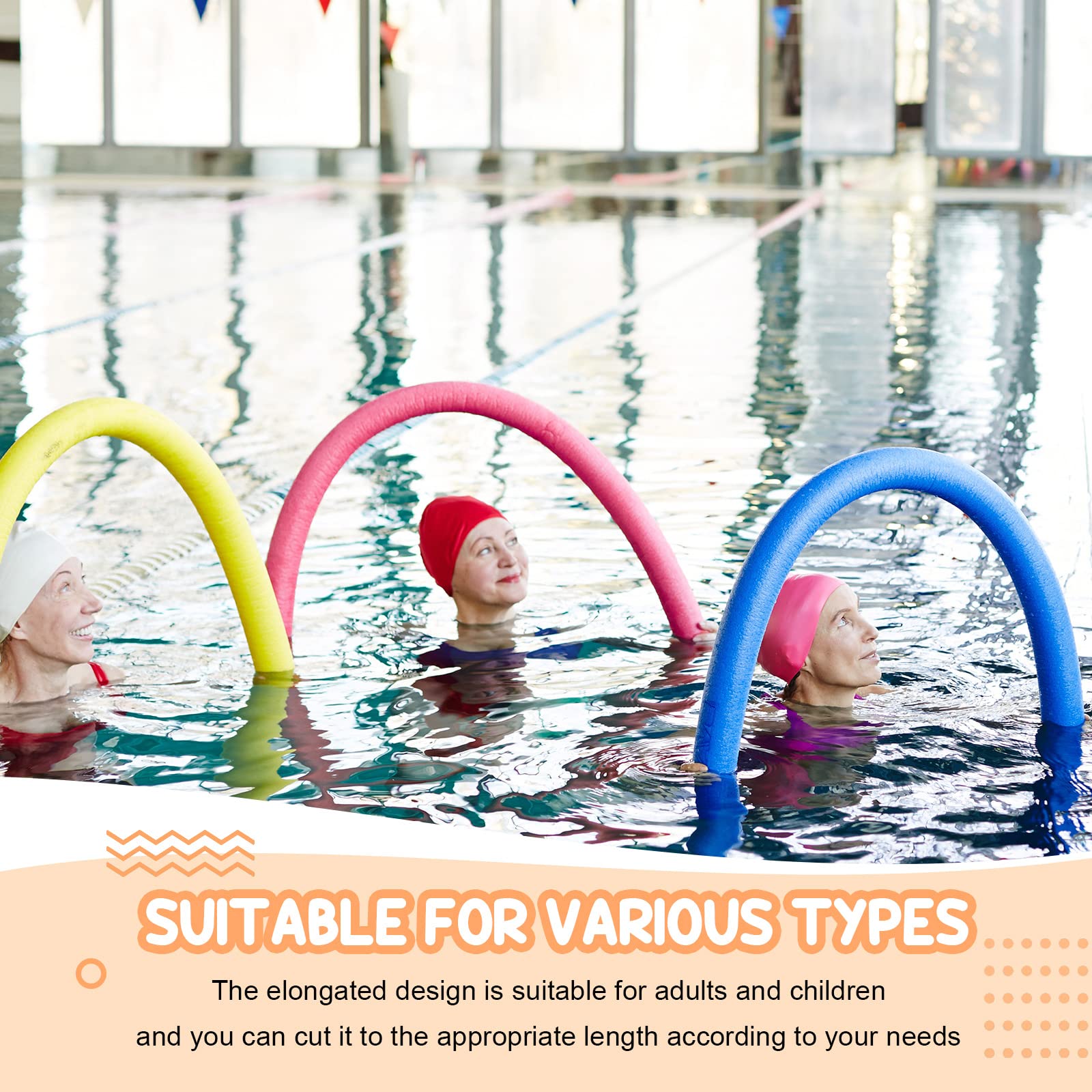 Mua Yaomiao 55 Inch Bulk Pool Noodles Jumbo Foam Pool Noodles in The ...