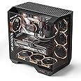 Amazon.com: darkFlash Full-Tower ATX Gaming PC Case, Back Plug-in ...