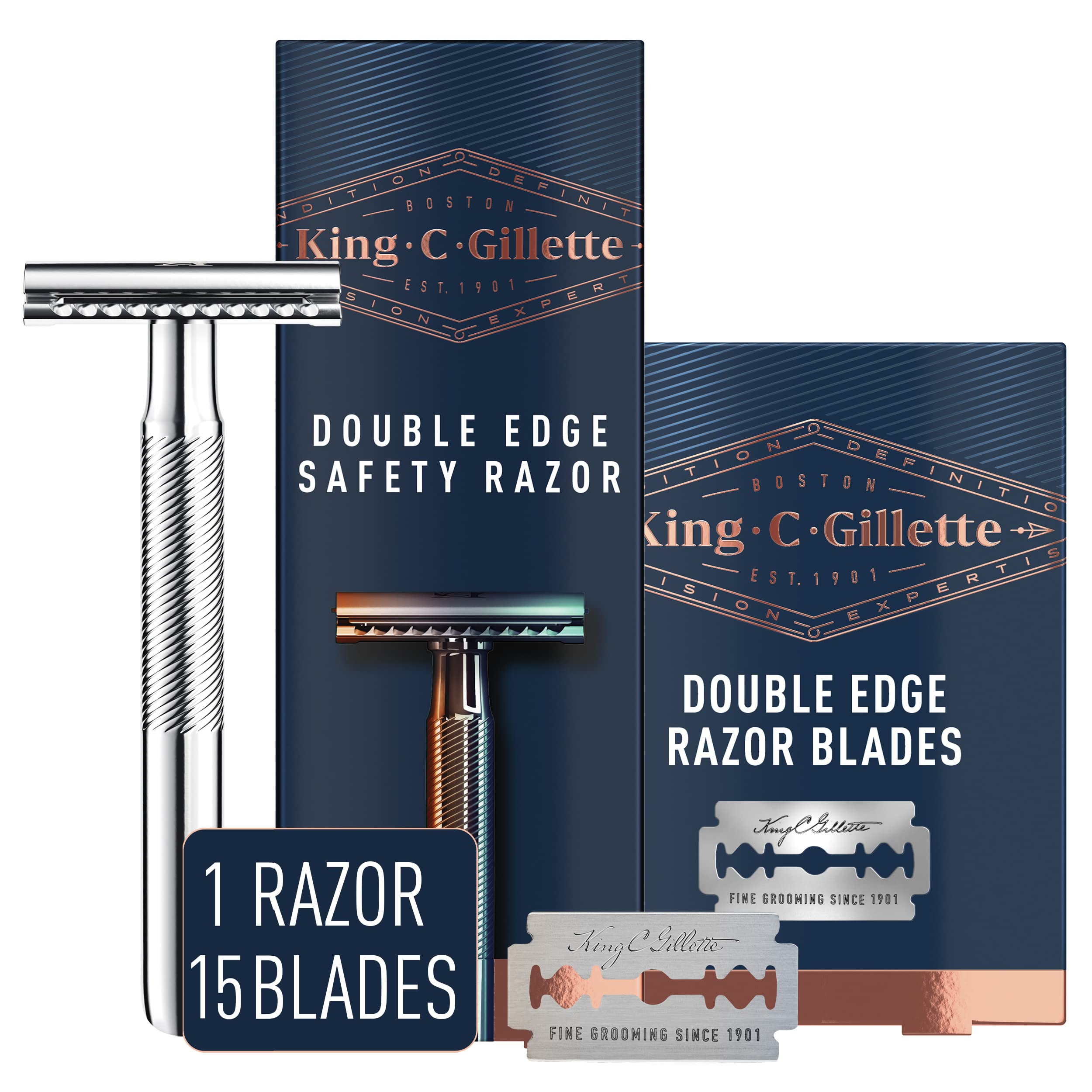 Mua King C. Gillette Safety Razor with Chrome Plated Handle and 5 ...
