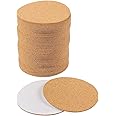 Amazon.com: Self-Adhesive Cork Round, Seasonsky 70 Pack Cork Backing ...