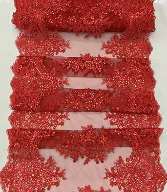 Amazon.com: Valentina Textile Inc VALENTINA TEXTILE INC Sequin lace ...