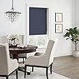 Amazon.com: ECLIPSE Faux Silk Roman Shade for Windows, Cordless 100% ...