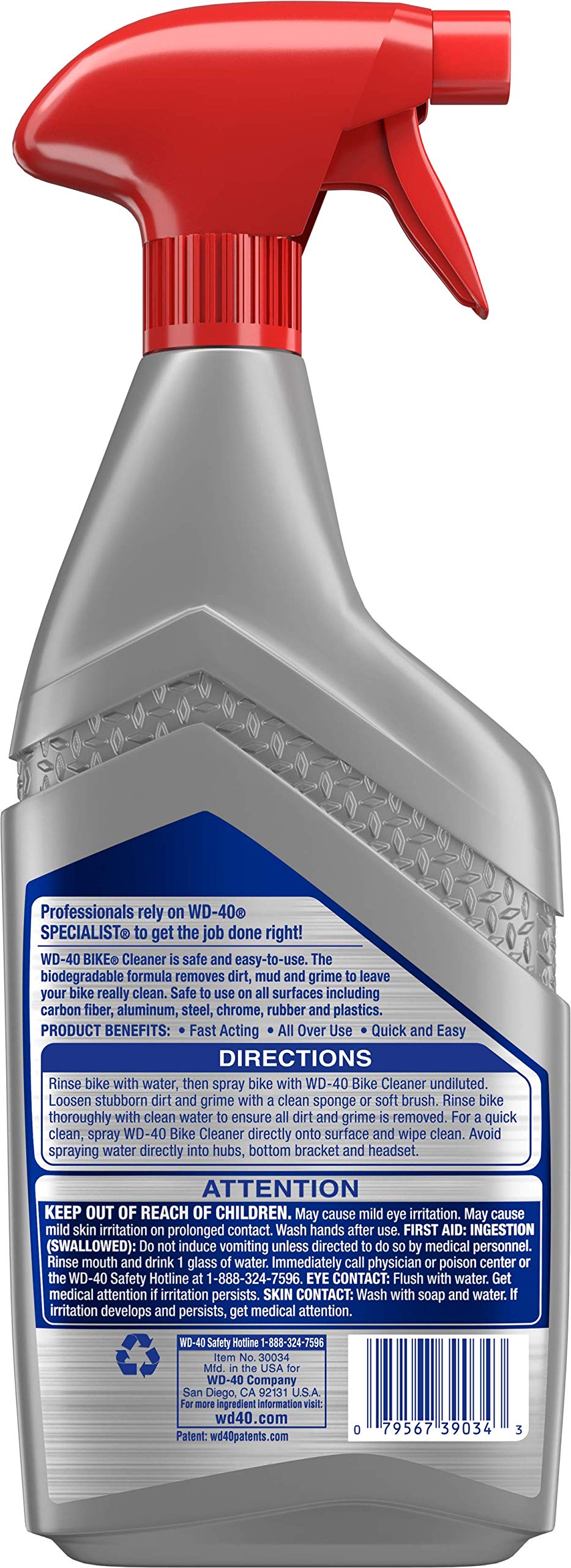 Mua WD-40 Specialist Bike Cleaner, 32oz, foaming Trigger trên Amazon Mỹ ...