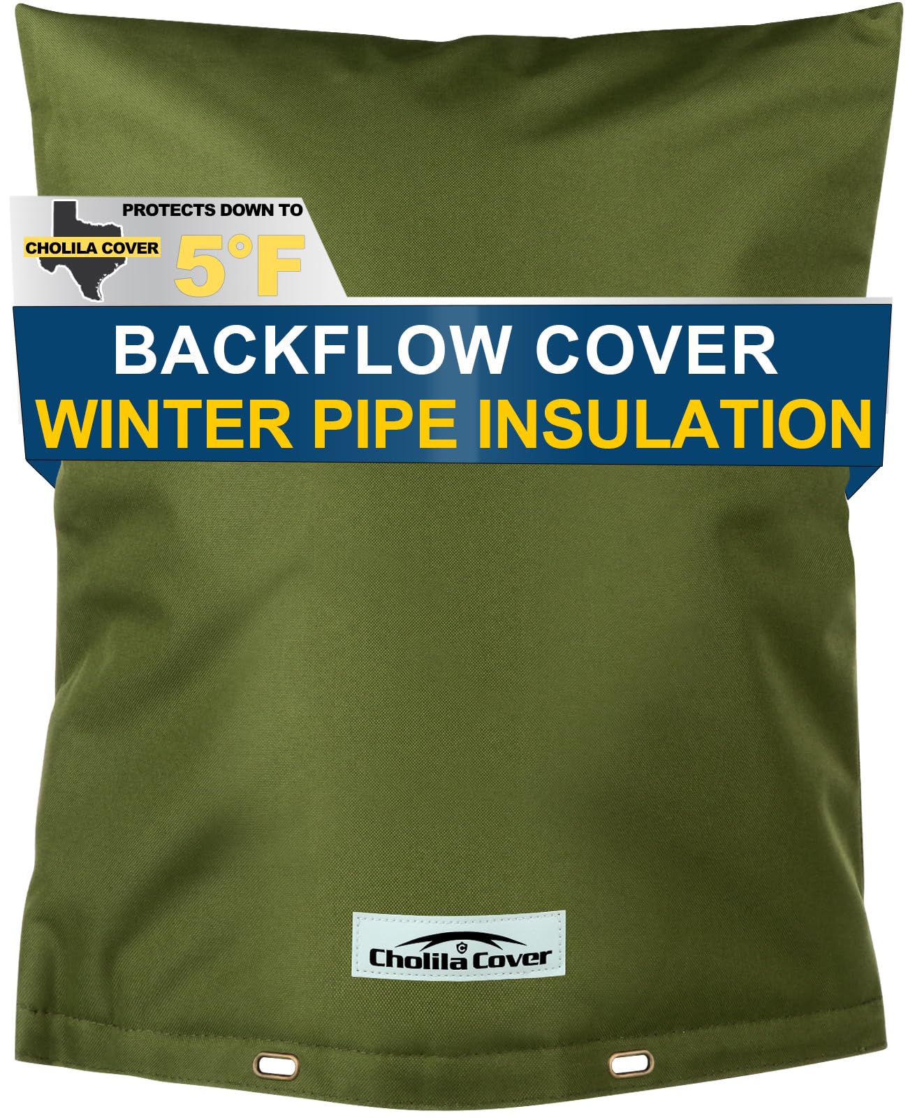 Backflow Preventer Cover Insulated (5°F) with Thicker 7 Layers Fabric ...