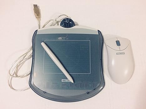 Wacom Graphire Grafik Tablet Steel Blue ET-0405A-U mit: Amazon.de: Computer & Zubehör