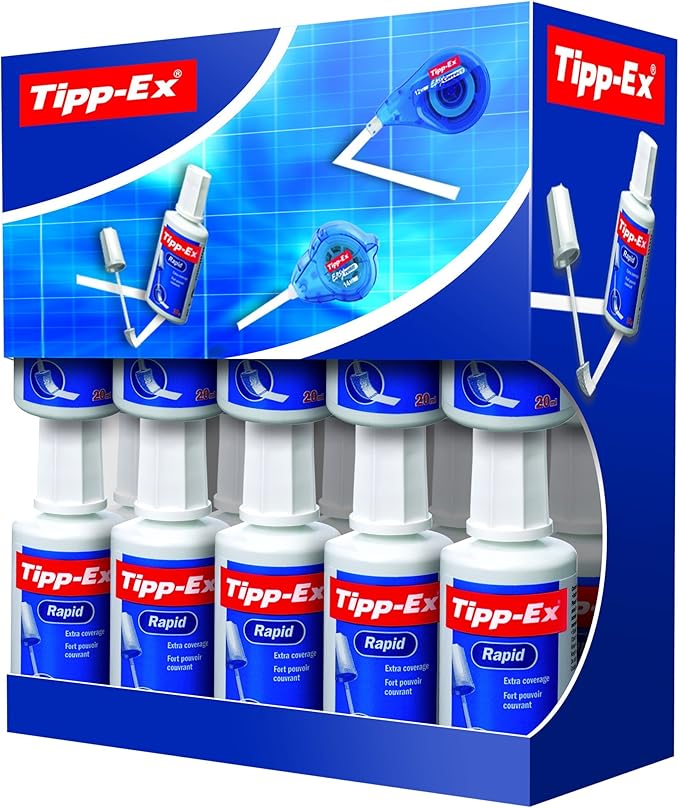 Tipp-Ex Rapid Correcteurs Liquides - 20 ml, Boîte de 15+5: Amazon.fr ...
