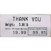 Amazon.com: VisionTechShop LST-8060 Label 55 x 25 mm, 550 Per Roll, 36 ...