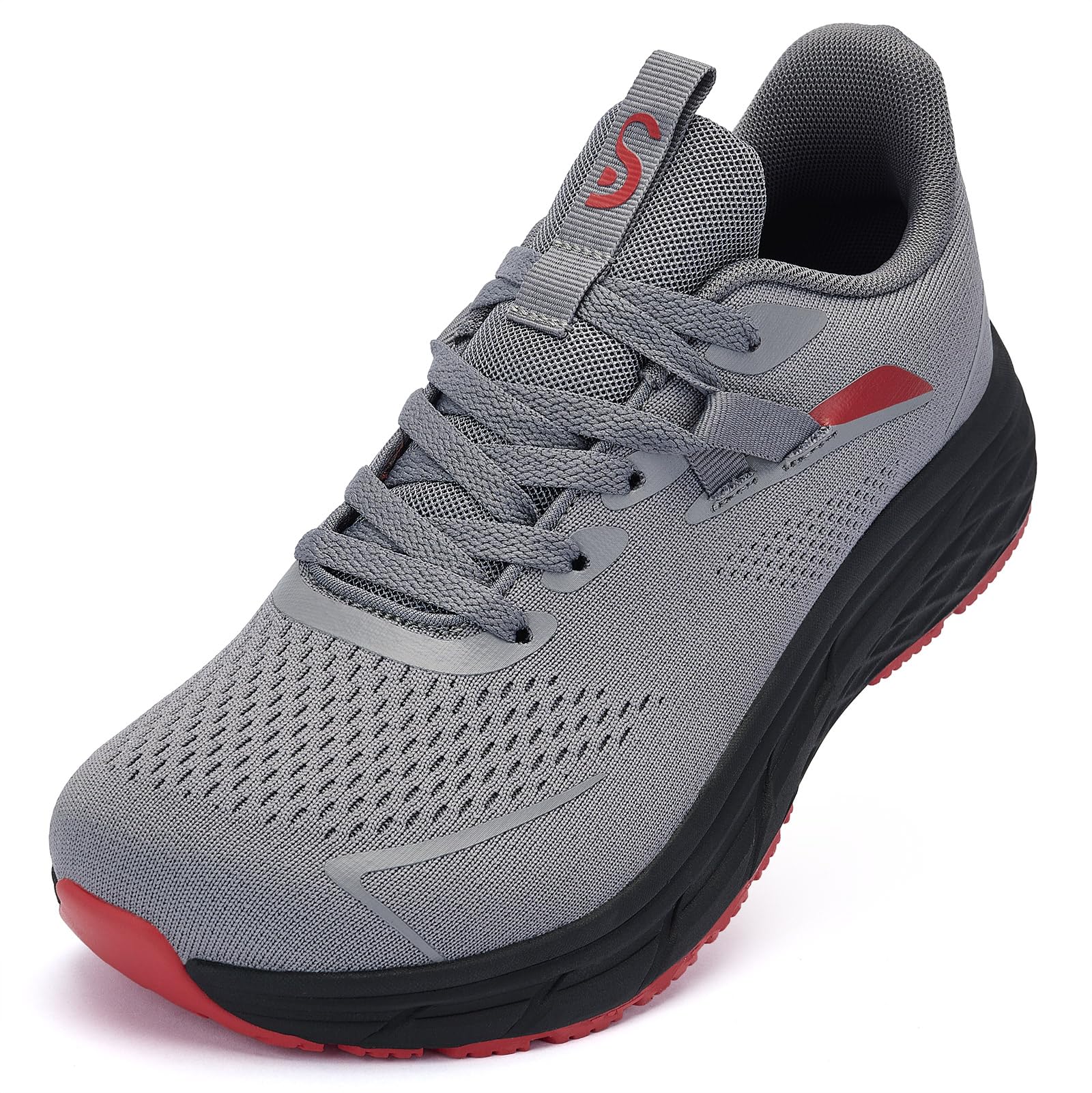 Slow Man Wide Toe Box Mens Walking Sneakers Slip on Running Shoes Gym ...