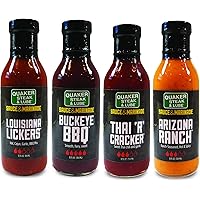 Amazon.com: Quaker Steak and Lube Wing Sauce Variety Pack - Top 4 ...