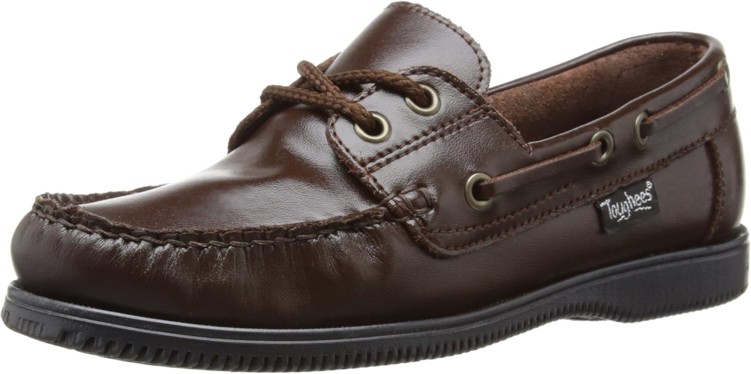 Toughees Boy's Docksider Shoes Brown 2 UK: Amazon.co.uk: Shoes & Bags