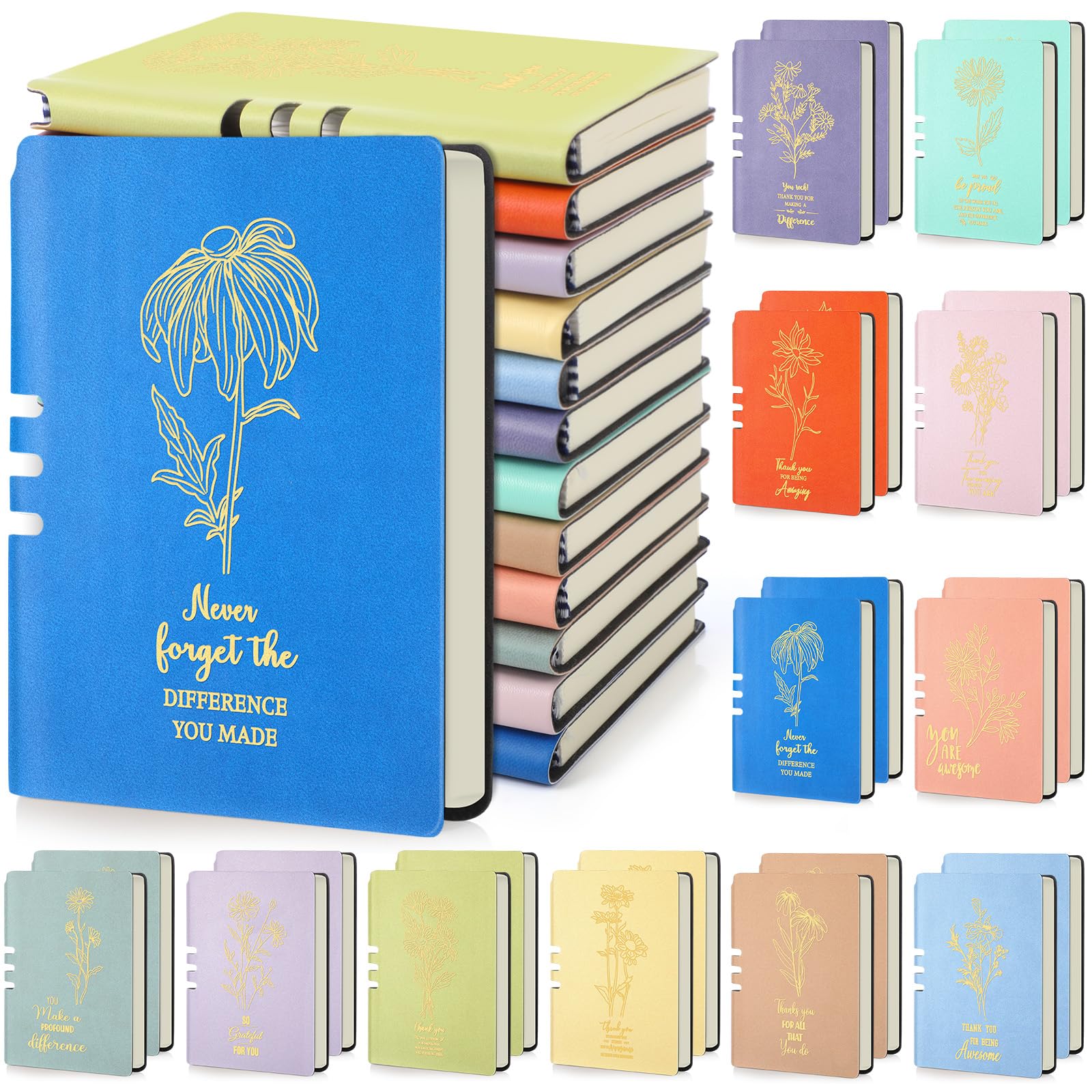 Watersay 24 Pcs Thank You Gift for Volunteer Teacher Staff Coworker A6 ...