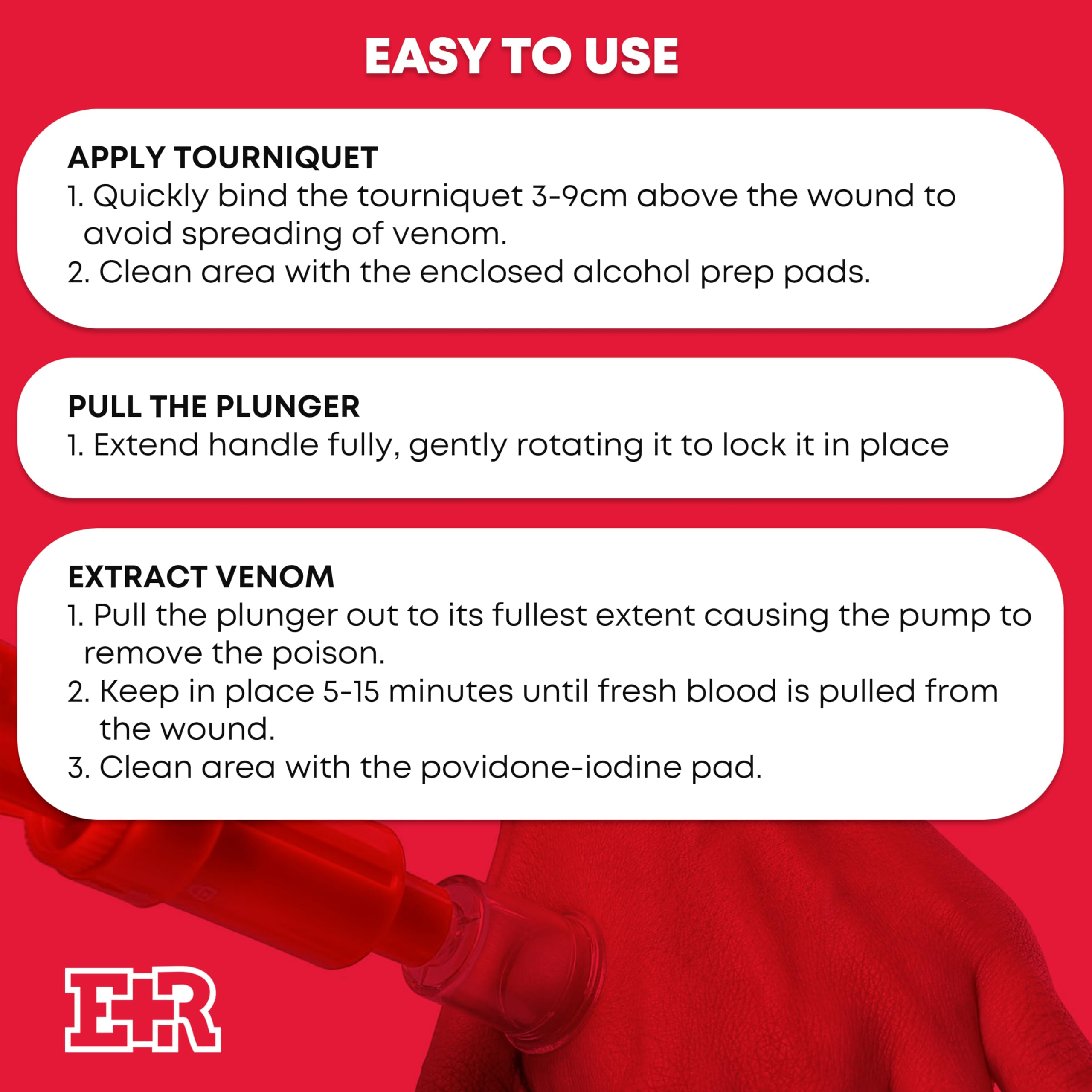 Mua Ever Ready First Aid Snake Bite Venom Extractor Kit Latex Free trên ...